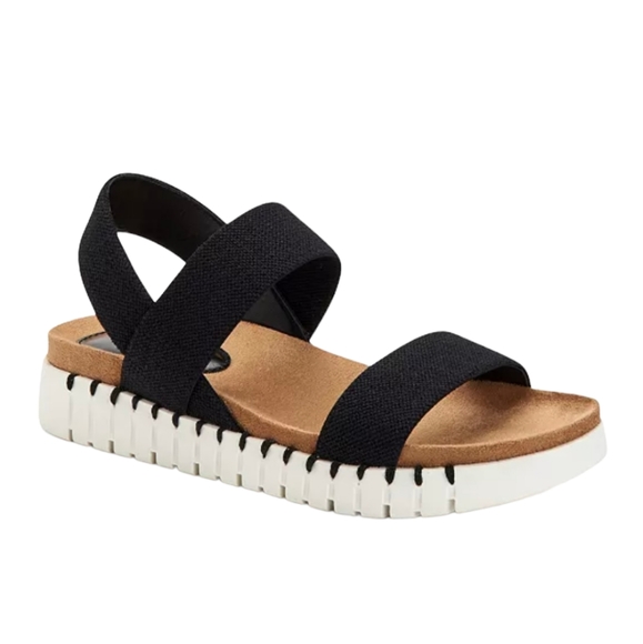 Style & Co. | Shoes | Style Co Mila Black Stretch Sandal | Poshmark